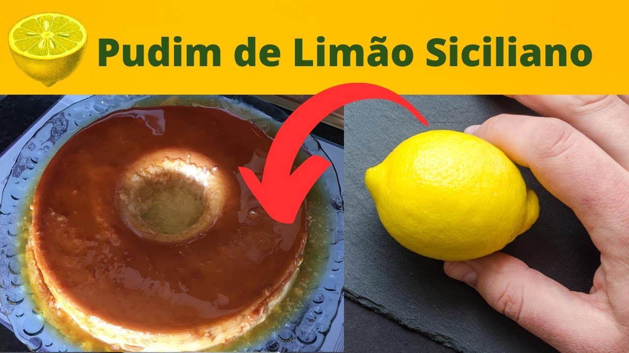 COMO FAZER PUDIM DE LIMÃO SICILIANO/FÁCIL/PUDDING/PUDÍN/بودنغ