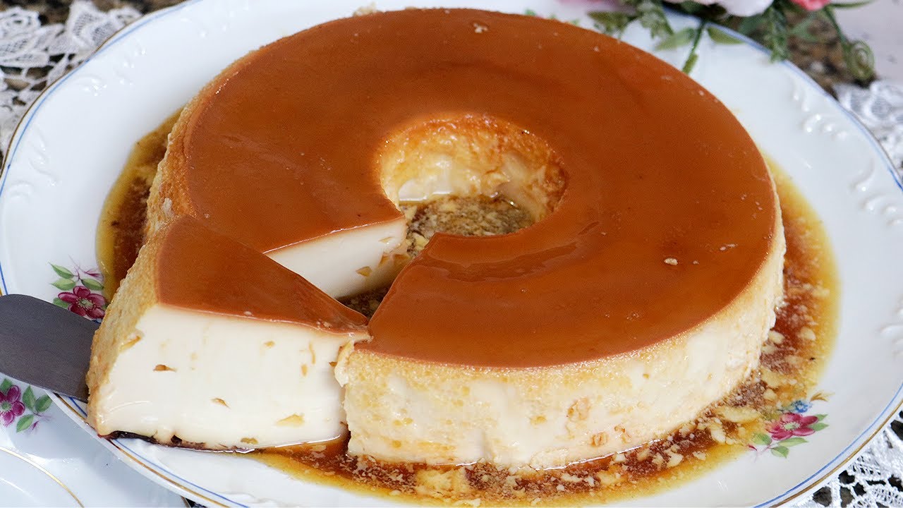 PUDIM DE LEITE CONDENSADO GRANDE COM 2 KG | FEITO EM BANHO MARIA ...